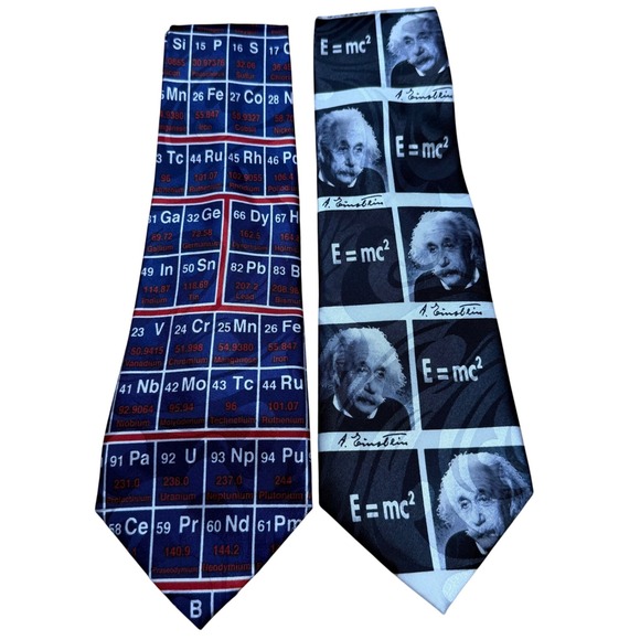 Steven Harris | Accessories | 2 Science Neckties Periodic Table ...